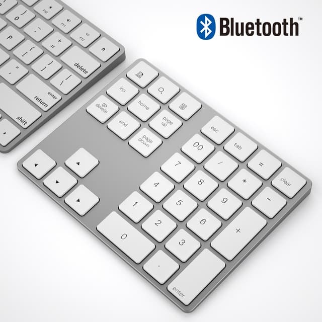 NÖRDIC Bluetooth numerisk tastatur 34 taster Windows iOS Android - Elkjøp