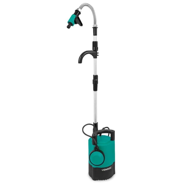 VONROC Regnvandstønde - Pumpe – 400W | 5200 lt/t | Justerbar ...