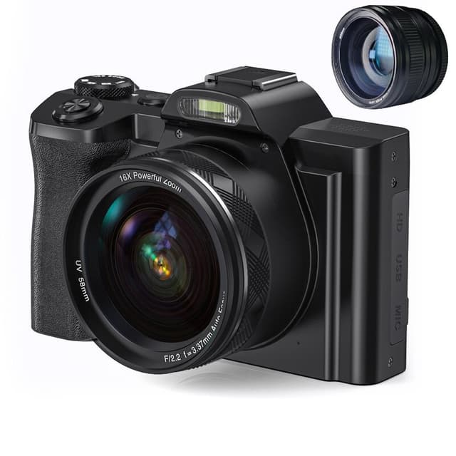 Digitalkamera 4K, 48MP, CMOS, 16x zoom, självutlösare - Elgiganten ...