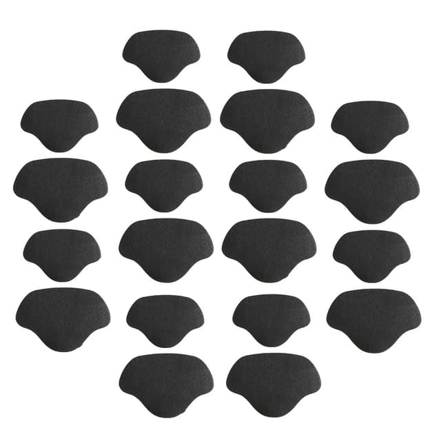 Hälskydd / Reparationslappar för Skor - 2 Storlekar, 10 par Svart ...