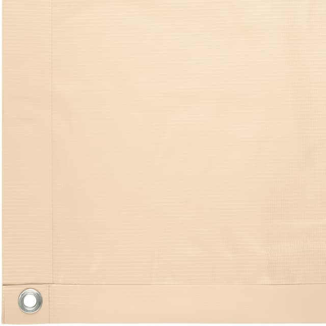 tectake Balkongskydd med metallförstärkta öglor, version 1 - creme, 90 ...