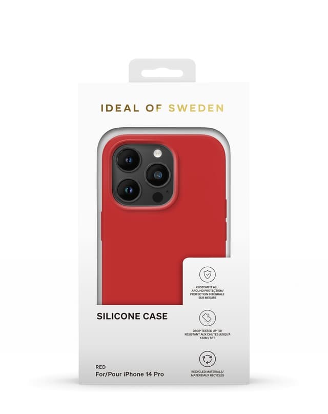 Silicone Case iPhone 14 Pro Red - Elkjøp | Elkjøp