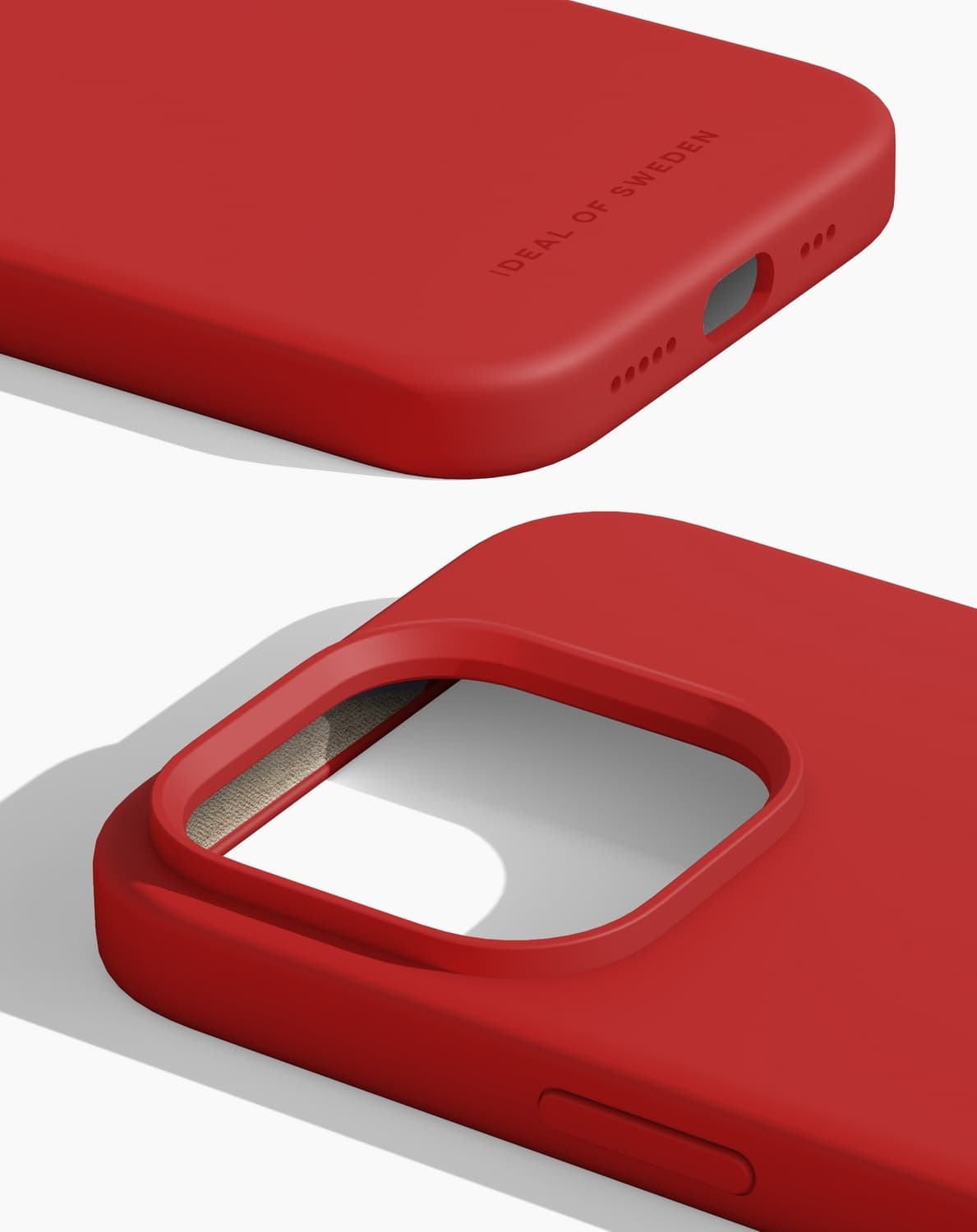 Silicone Case iPhone 14 Pro Red - Elkjøp