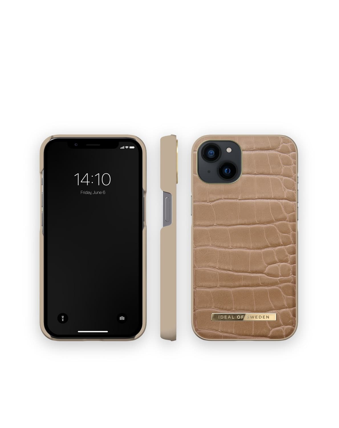 Atelier Case iPhone 13 Camel Croco - Elkjøp