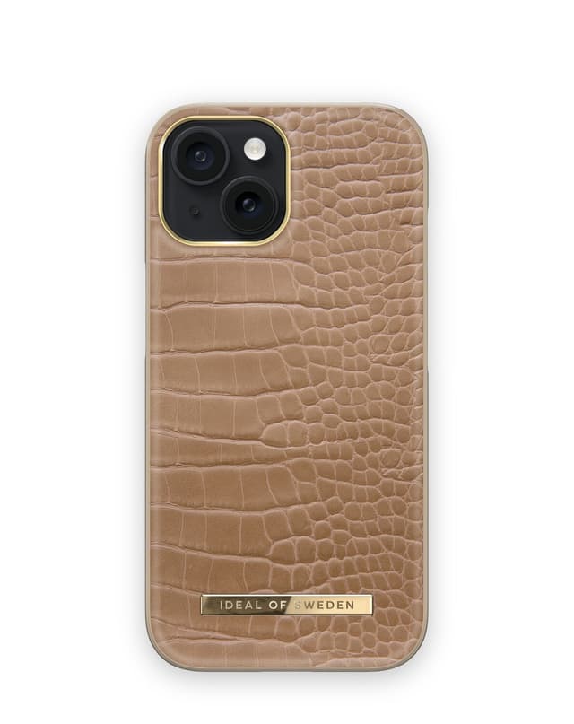 Atelier Case iPhone 15 Camel Croco - Elkjøp
