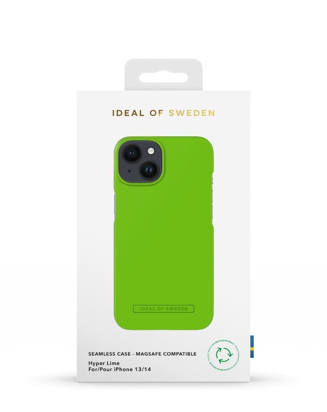 Seamless Case MagSafe iPhone 13 / 14 Hyper Lime - Elgiganten - Elgiganten