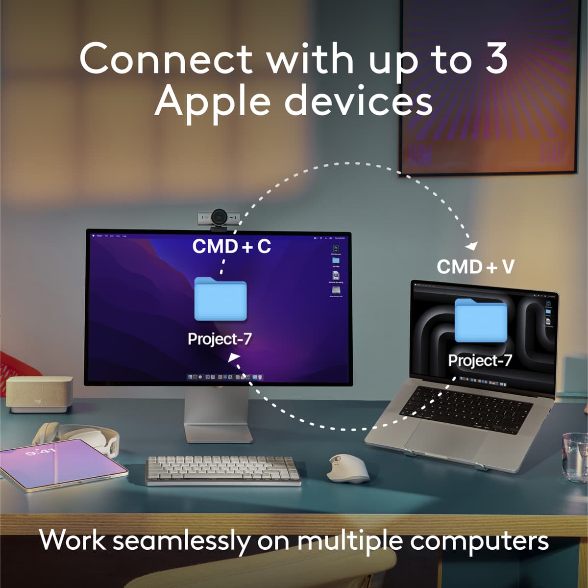 Logitech MX Keys S Mac Wireless keyboard - Elkjøp