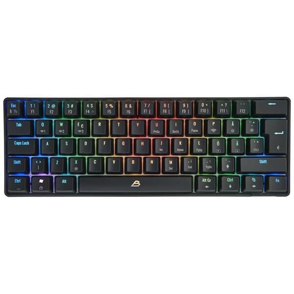 Blackstorm RGB Mech 2 Dual Mode 60% Gaming Keyboard - Sort | Elgiganten