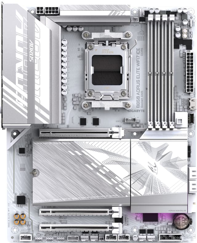 Gigabyte B850 A ELITE WF7 ICE moderkort - Elgiganten - Elgiganten