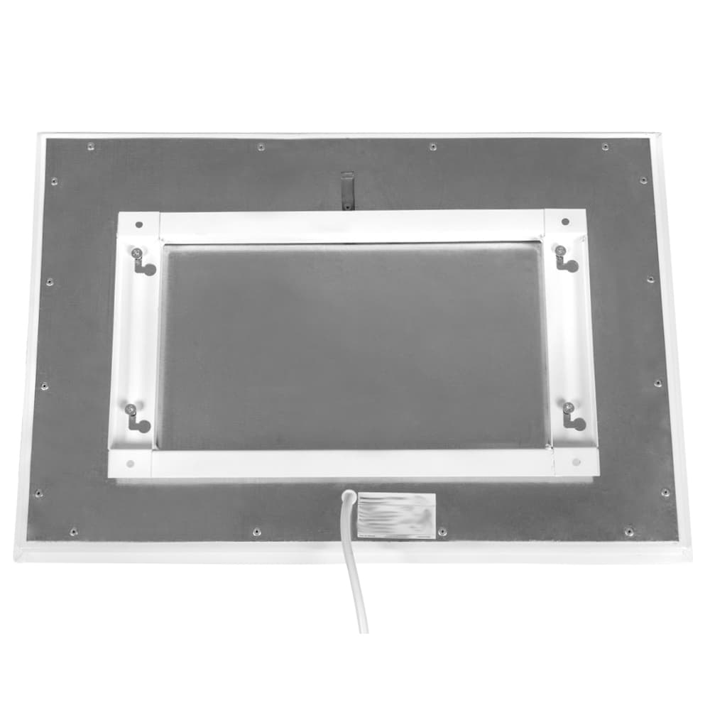 tectake Infraröd värmepanel glas, 270W, vit baksida 62 x 42 x 4 cm ...