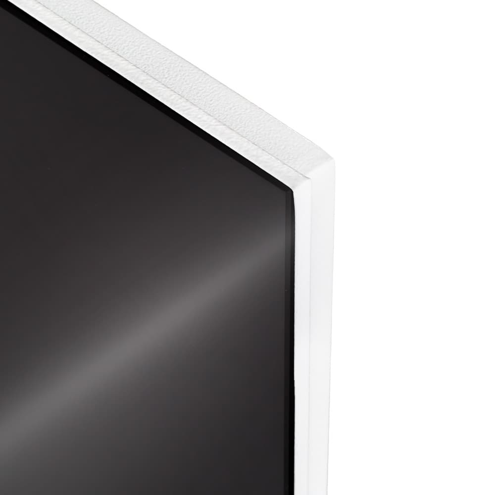 tectake Glas infrarødt varmelegeme 510 W, Hvid bagside 122 x 42 x 4 cm ...