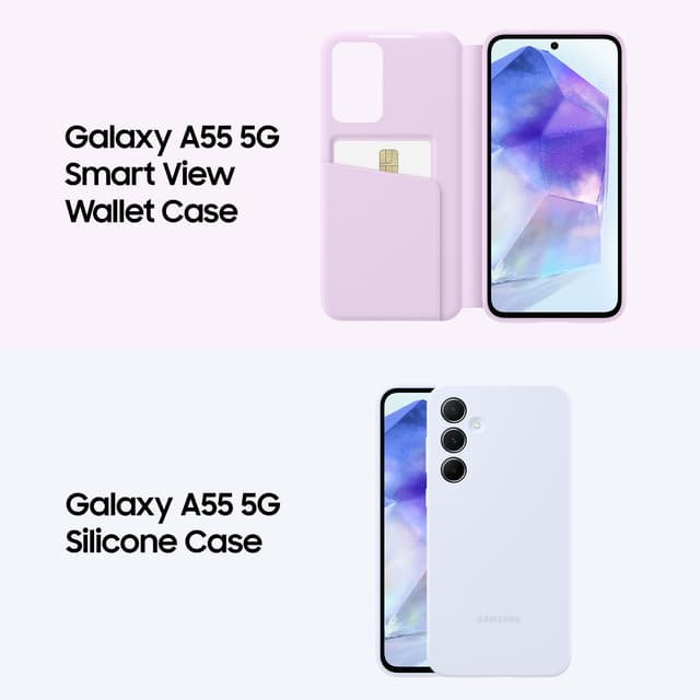Samsung Galaxy A55 5G smartphone 8/256GB (lila) - Elgiganten