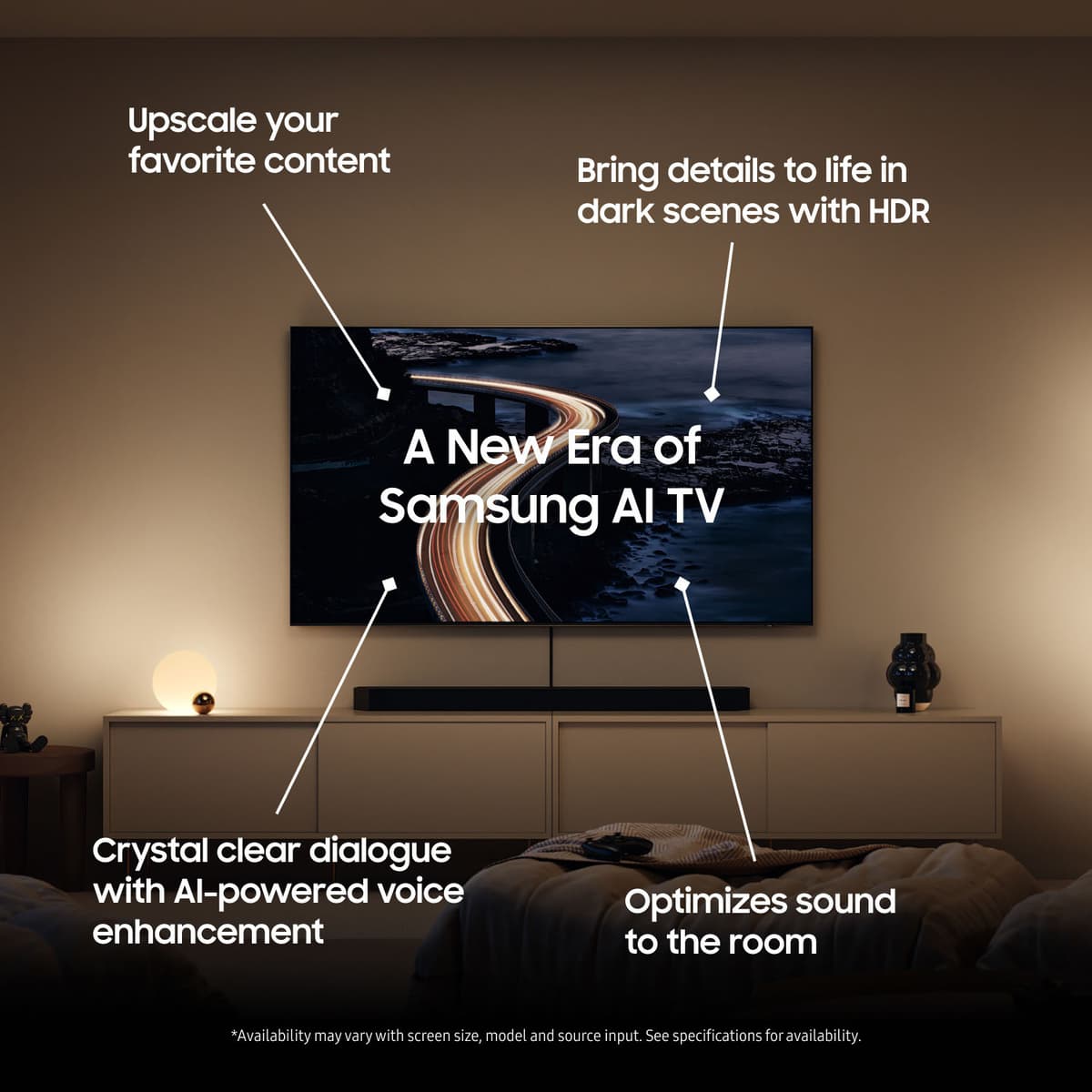 Samsung 55" QN85D 4K Neo QLED Mini LED Smart-TV (2024) - Elkjøp