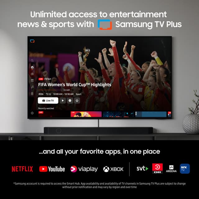 Samsung 50" Q60D 4K QLED Smart TV (2024) | Elgiganten | Elgiganten