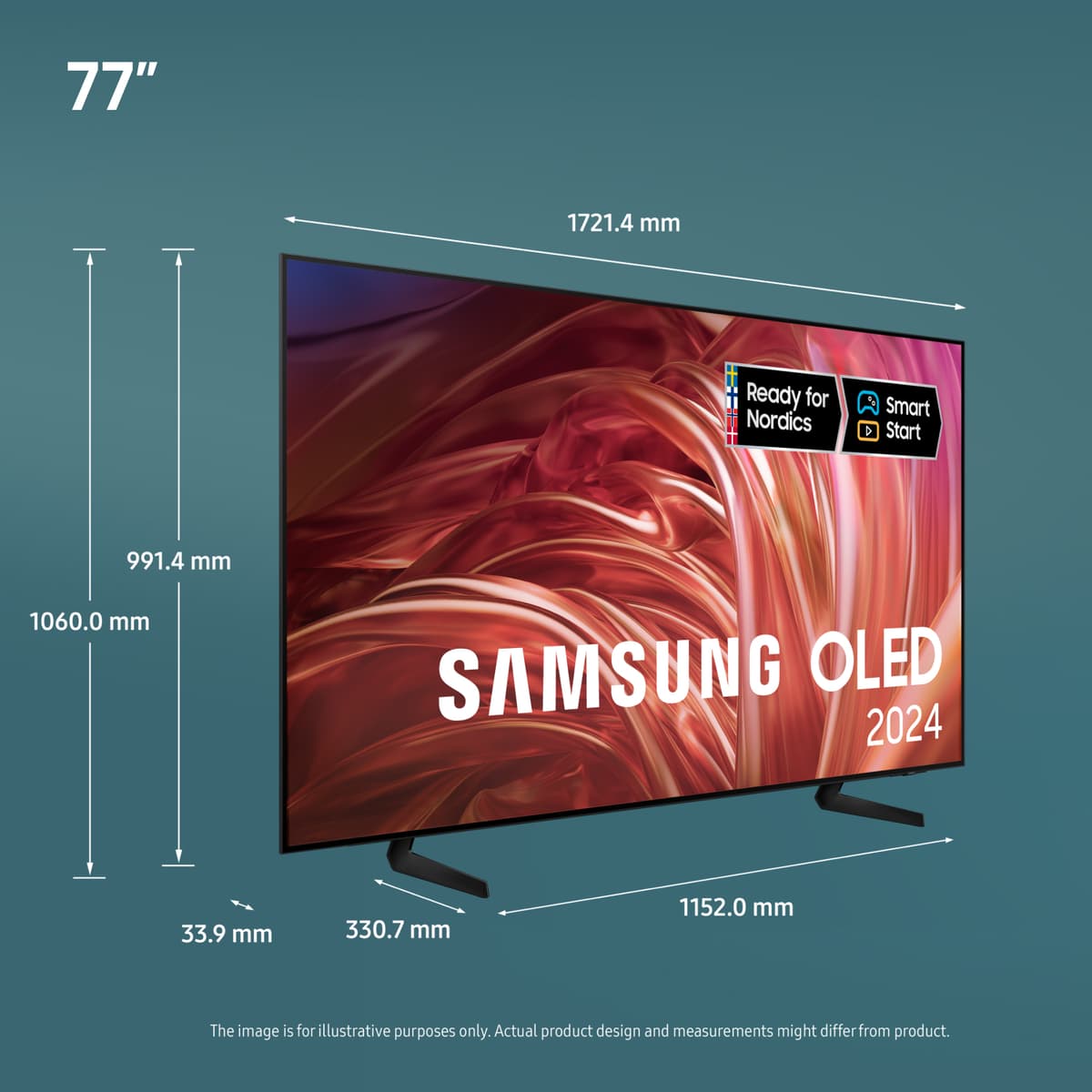 Samsung 77" S85D 4K OLED Smart-TV (2024) - Elkjøp | Elkjøp