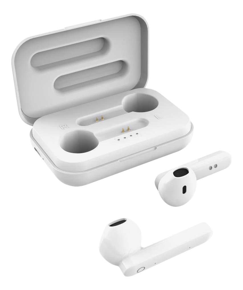 T110 TWS earbuds charging case BT 5 matte white - Elkjøp