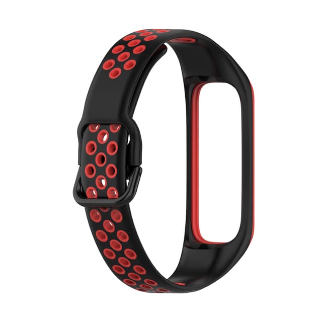 Samsung Galaxy Fit 2 SM-R220 Armbånd Silikone Sort / Rød | Elgiganten ...