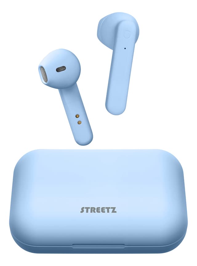 T110 TWS earbuds charging case semiinear, blue - Elkjøp