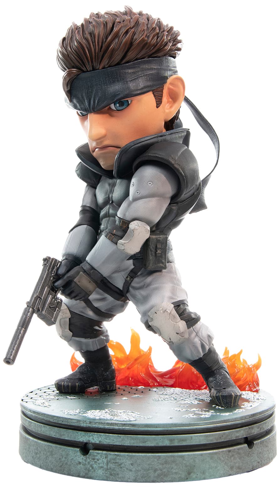 First 4 Figures Metal Gear Solid actionfigur (Solid Snake SD) - Elkjøp ...