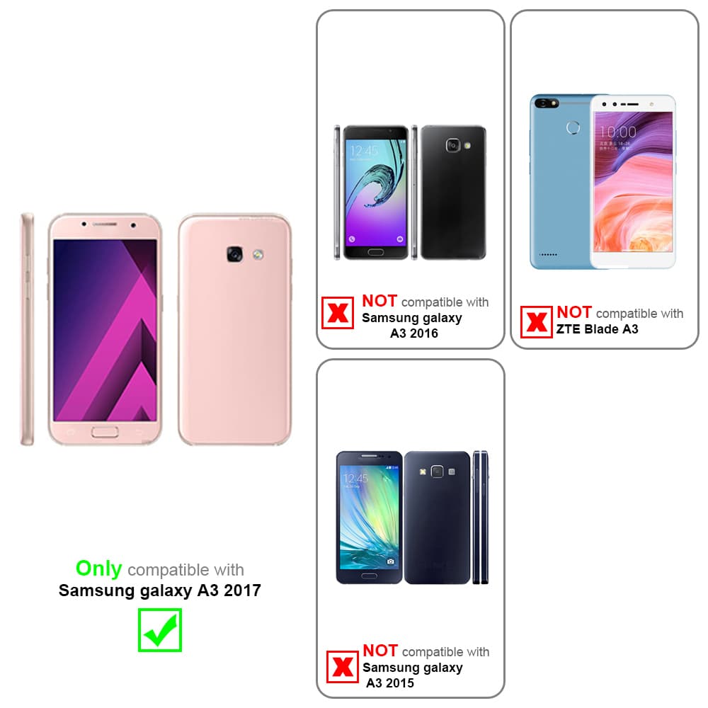 Samsung Galaxy A3 2017 lommebokdeksel case (brun) - Elkjøp
