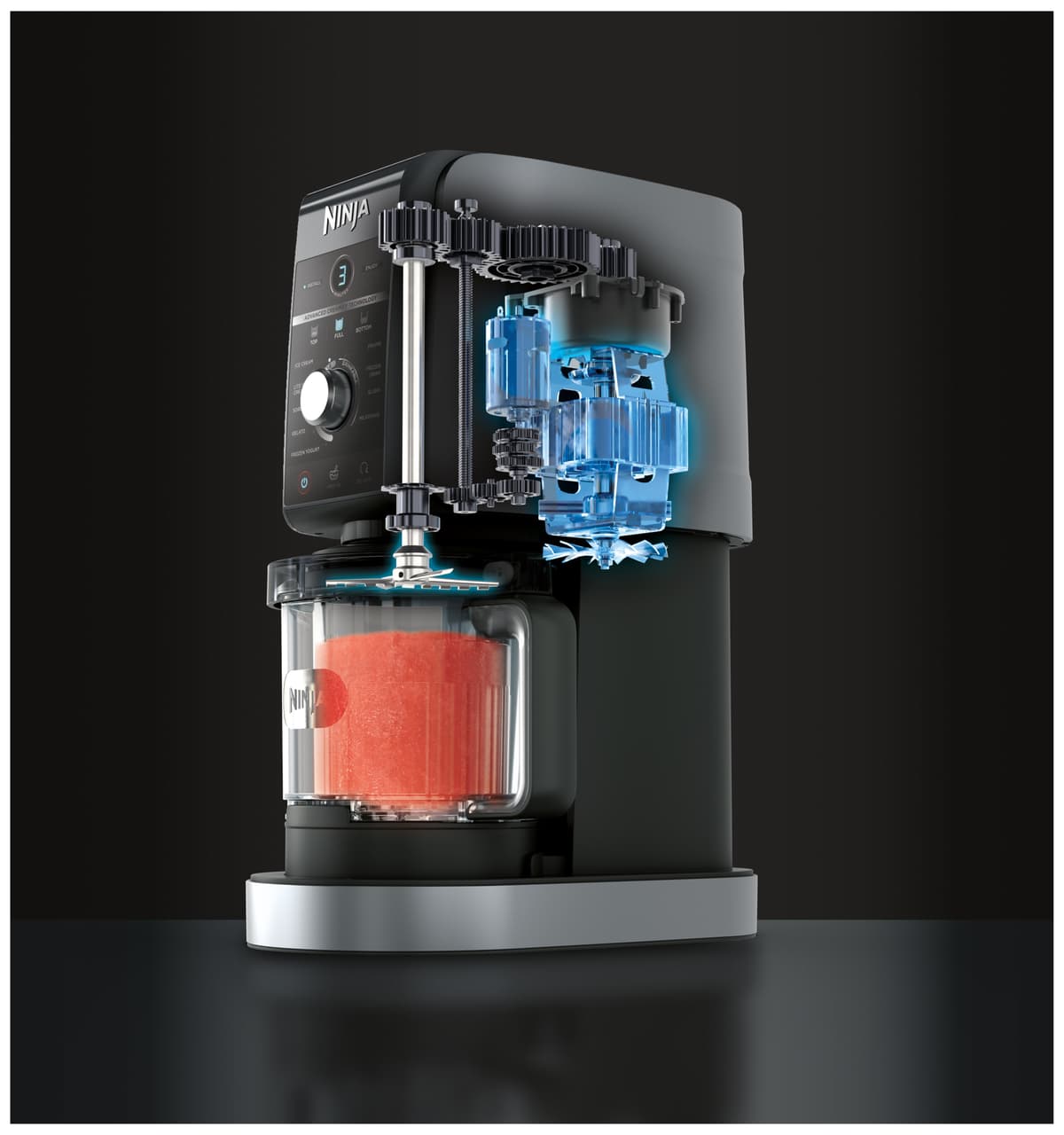 Ninja CREAMi Deluxe glassmaskin NC501EU (svart/silver) - Elgiganten ...