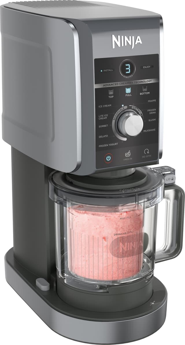 Ninja CREAMi Deluxe ismaskine NC501EU (sort/sølv) | Elgiganten | Elgiganten