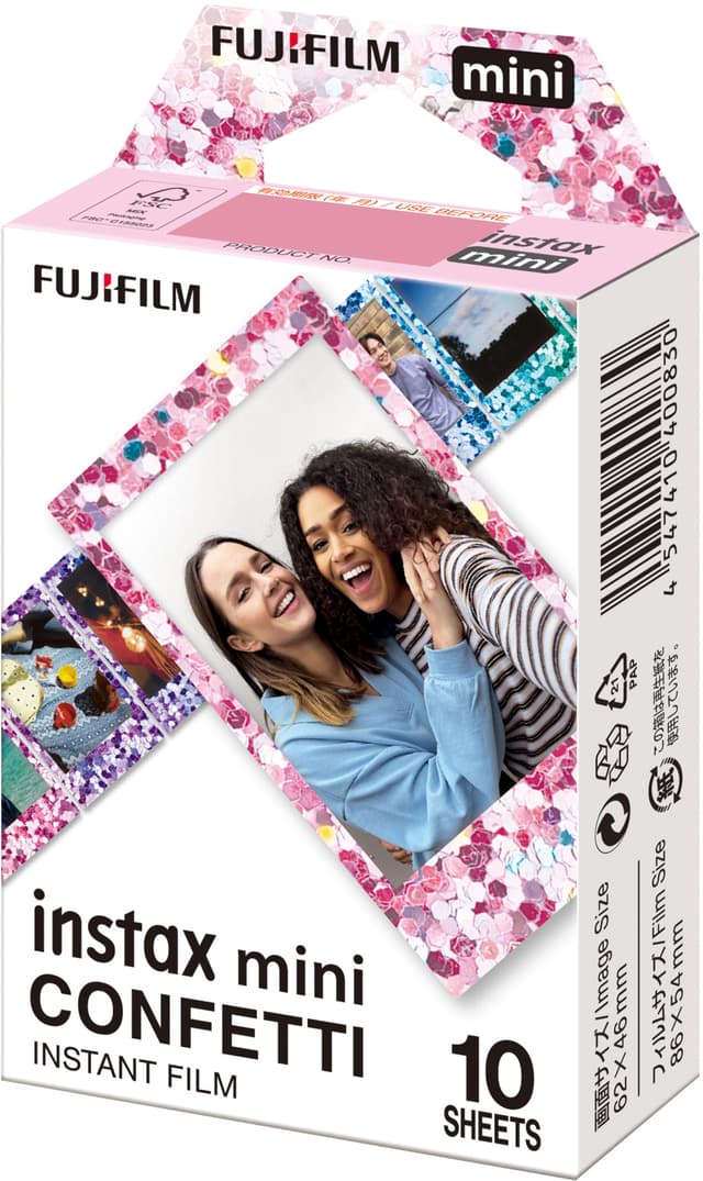 Fujifilm Instax Mini Confetti snabbfilm (10-pack) - Elgiganten