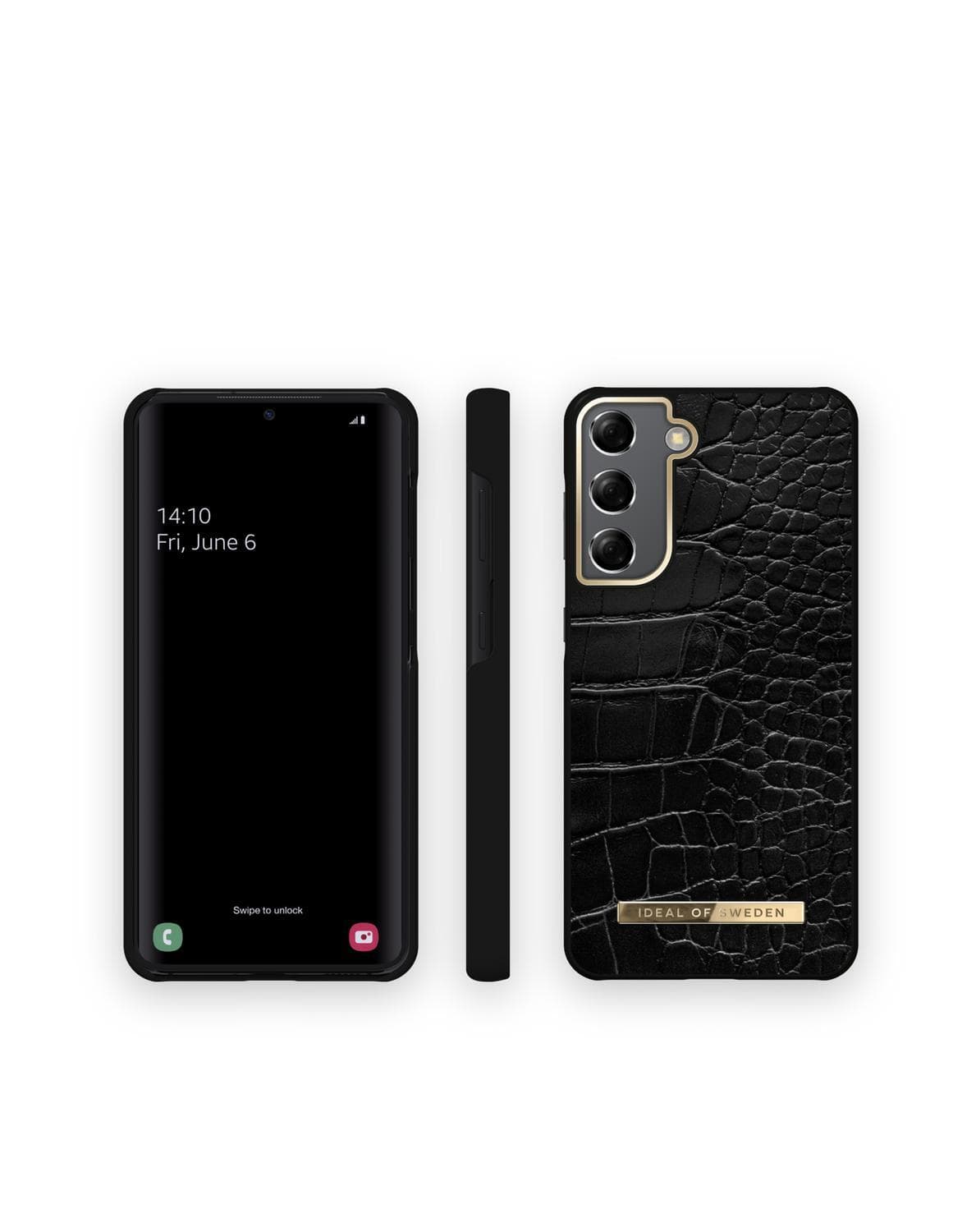 Atelier Case Galaxy S21 Neo Noir Croco Rcyld Mtr - Elkjøp