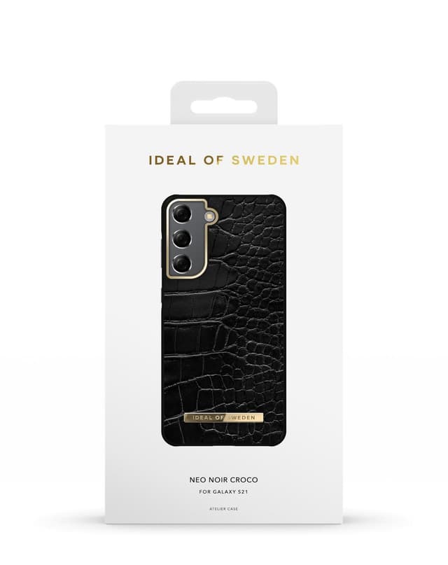 Atelier Case Galaxy S21 Neo Noir Croco Rcyld Mtr - Elkjøp