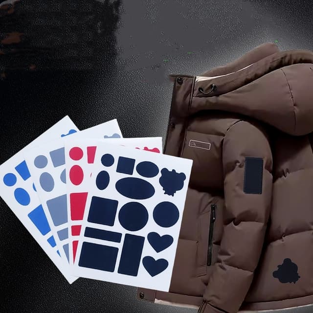 Selvklebende klesmerker - 10 ark Hvit - Elkjøp | Elkjøp