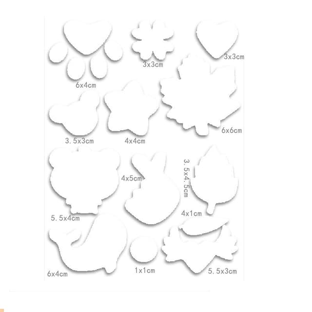 Selvklebende klesmerker - 10 ark Hvit - Elkjøp | Elkjøp