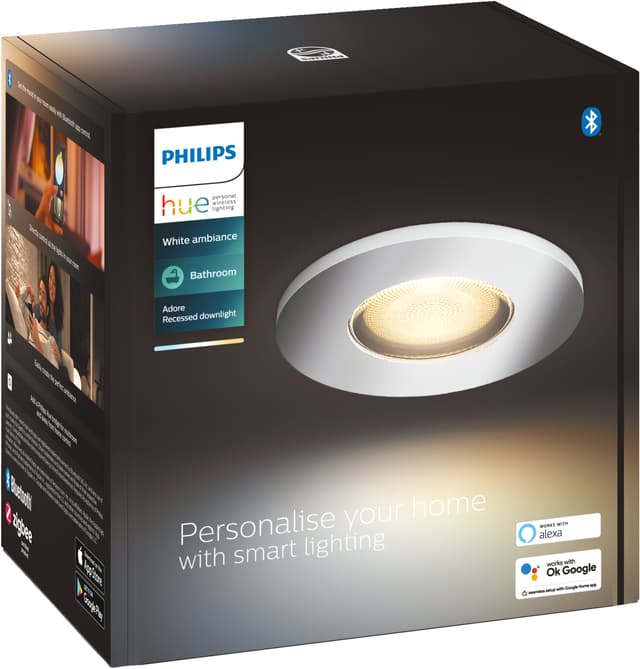 Philips Hue Adore innfelt spotlys 4,2 W, GU10 - Elkjøp