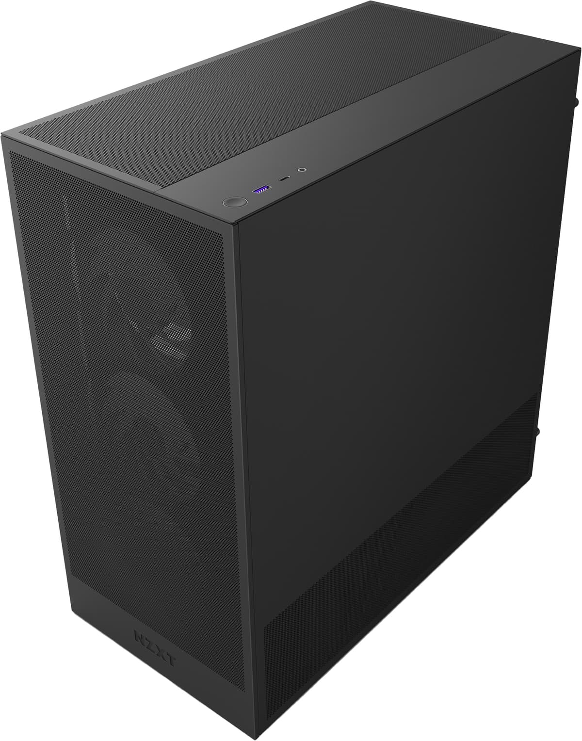 NZXT H5 Flow RGB 2024 PC-chassi (svart) - Elgiganten - Elgiganten