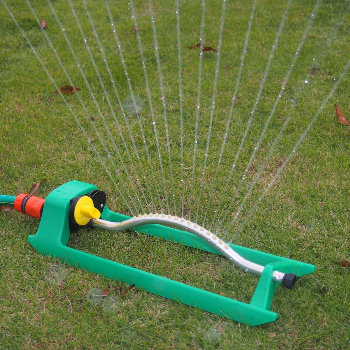 Hagesprinkler, 18 dyser Vannsprinklerbase for plen med stort areal ...