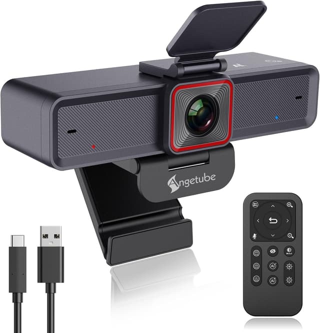 NÖRDIC UHD 4K 30fps 8MP webkamera med autofokus/sporing/innramming/zoom ...