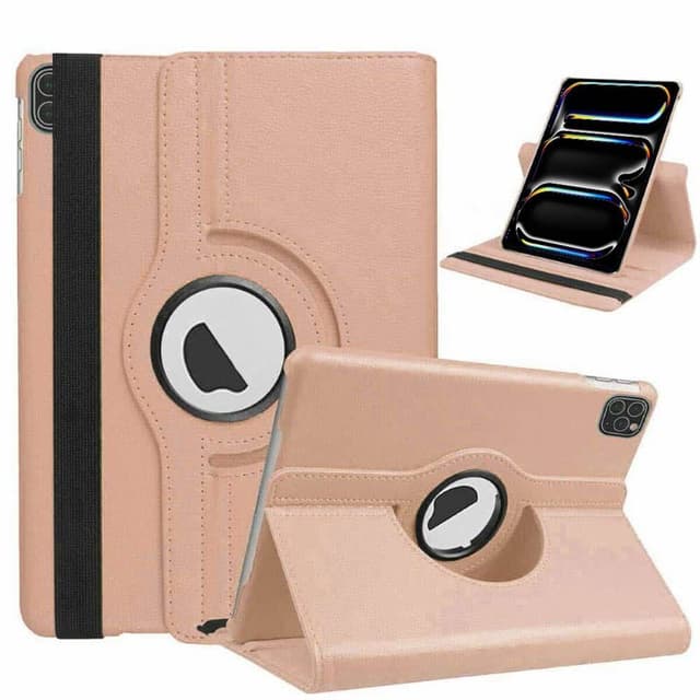 360° roterbart fodral iPad Pro 13 (2024) - Rosé - Elgiganten - Elgiganten