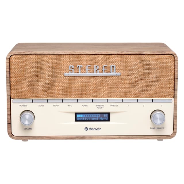 DAB+ digital retro radio med Bluetooth-funksjon DAB-36LW - Elkjøp