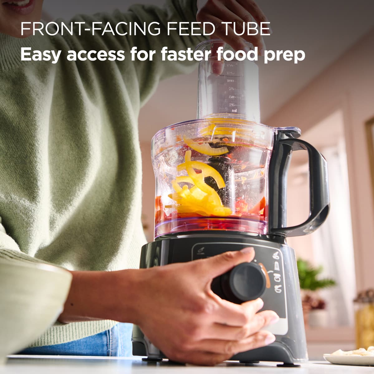 Kenwood MultiPro Compact foodprosessor FDP31.360.GY (slate grey) - Elkjøp