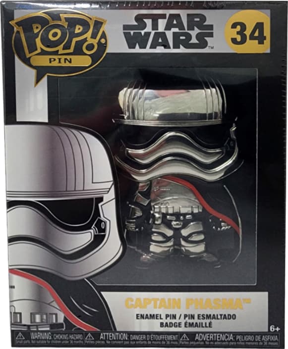 Funko Pin Badge Star Wars Captain Phasma - Elkjøp