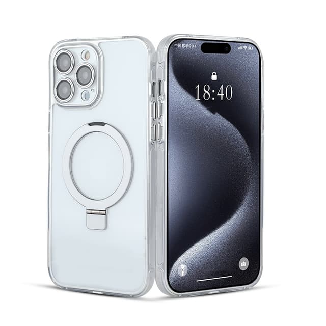 Stødsikker mobiltaske med stativ til iPhone Sølv iPhone 13 Pro max ...