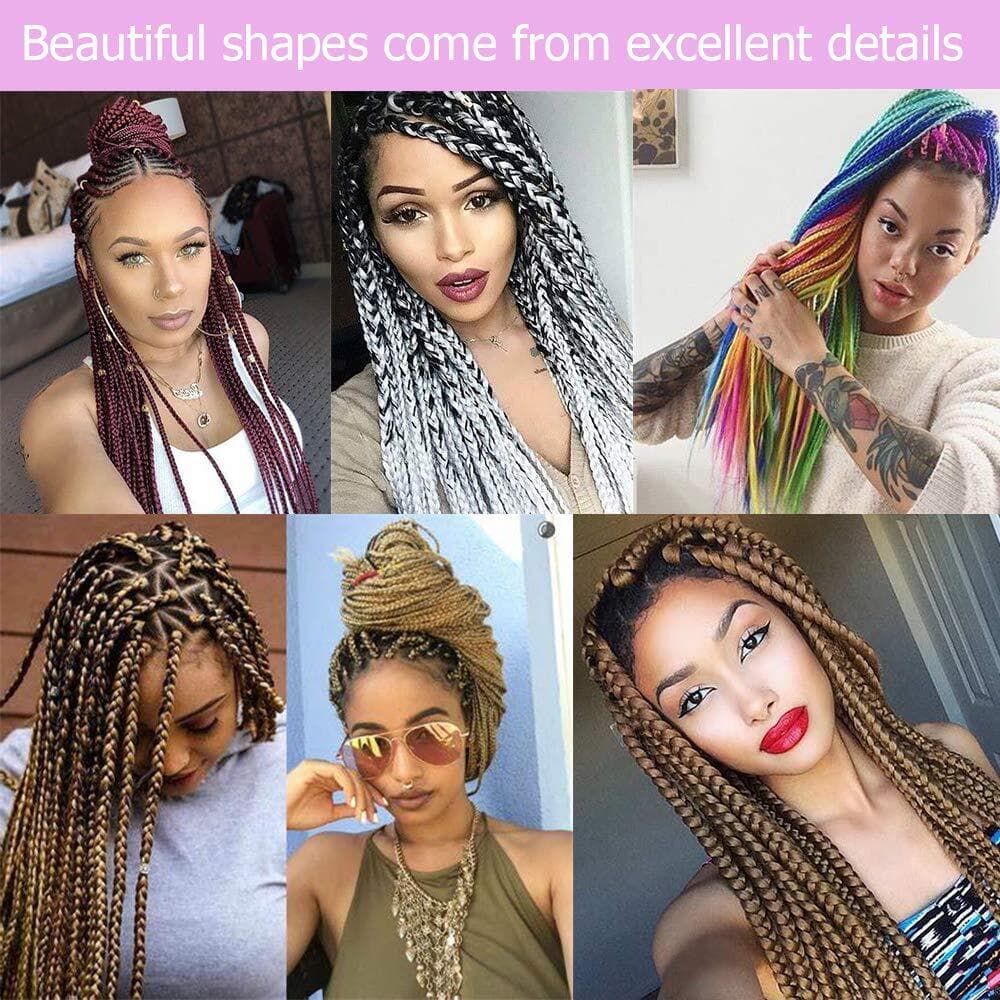 Jumbo braid hair extensions twist flette hår Mørkebrun - Elkjøp