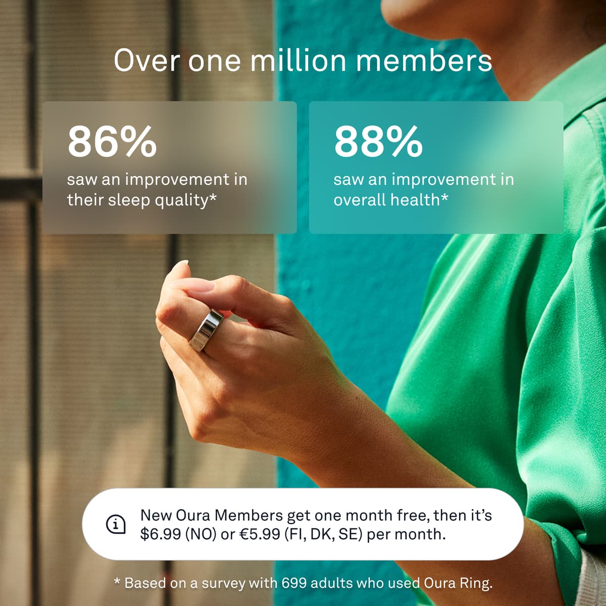 Oura Ring Gen3 Heritage smartring størrelse 8 (Silver) - Elkjøp