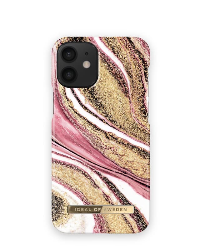 Fashion Case iPhone 12 MINI Cosmic Pink Swirl - Elkjøp