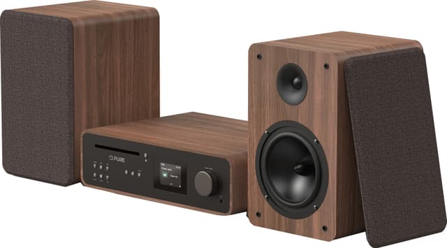 Pure Classic Stereo micro Hi-Fi system (kaffe) - Elkjøp | Elkjøp