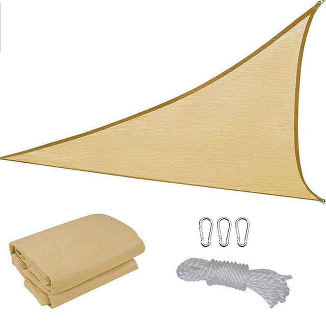 Trekantet solsejl / Canvas solsejl for skygge M | Elgiganten