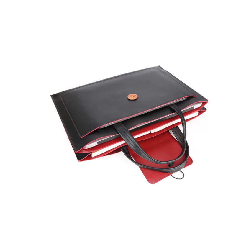 Laptop-omslag for 14-tommers bærbare datamaskiner Svart+rød - Elkjøp ...