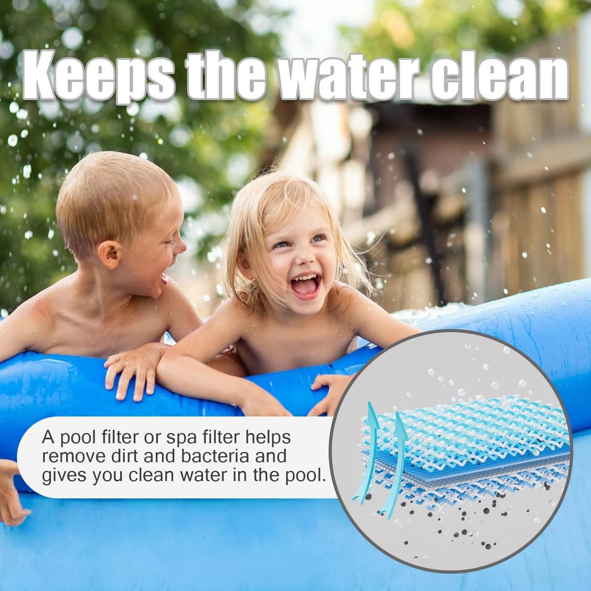 Filtre til oppustelige MSpa pools Grå 1 pack | Elgiganten | Elgiganten