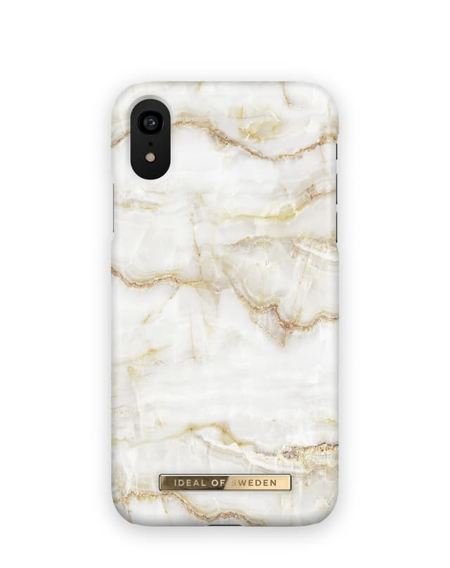 Printed Case iPhone XR Golden Pearl Marble - Elkjøp