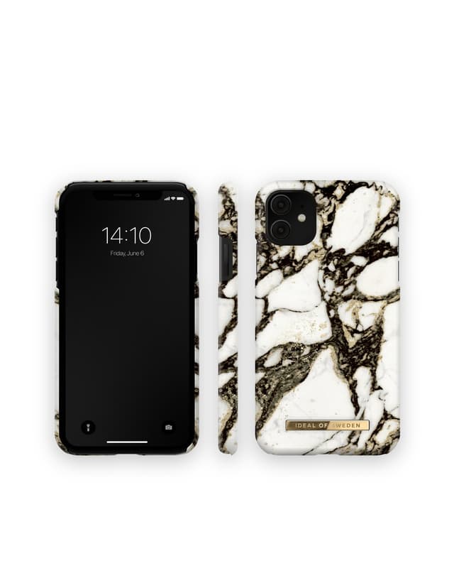 Printed Case iPhone 11 / XR Calacatta Golden Marble | Elgiganten ...