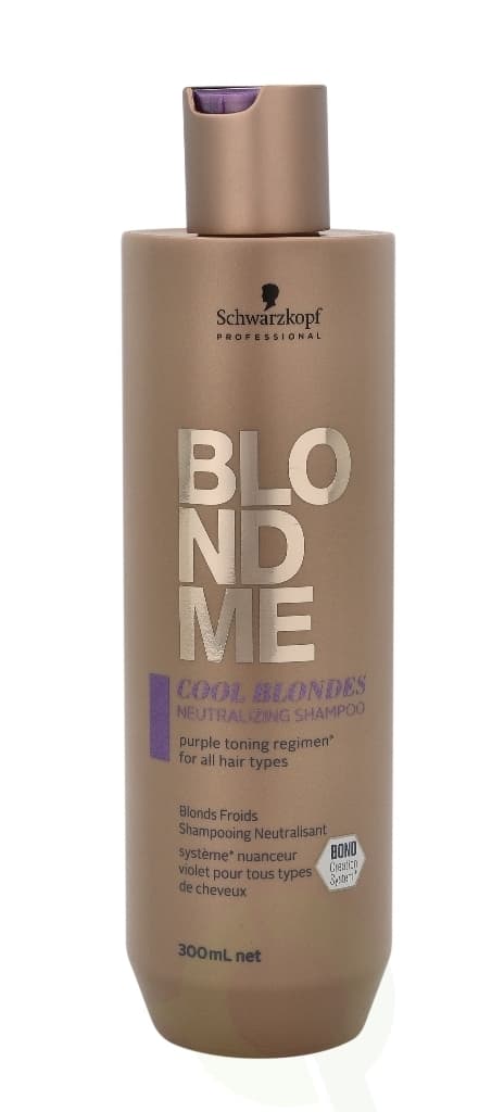 Schwarzkopf Blond Me Cool Blondes Neutralizing Shampoo 300 ml For All ...